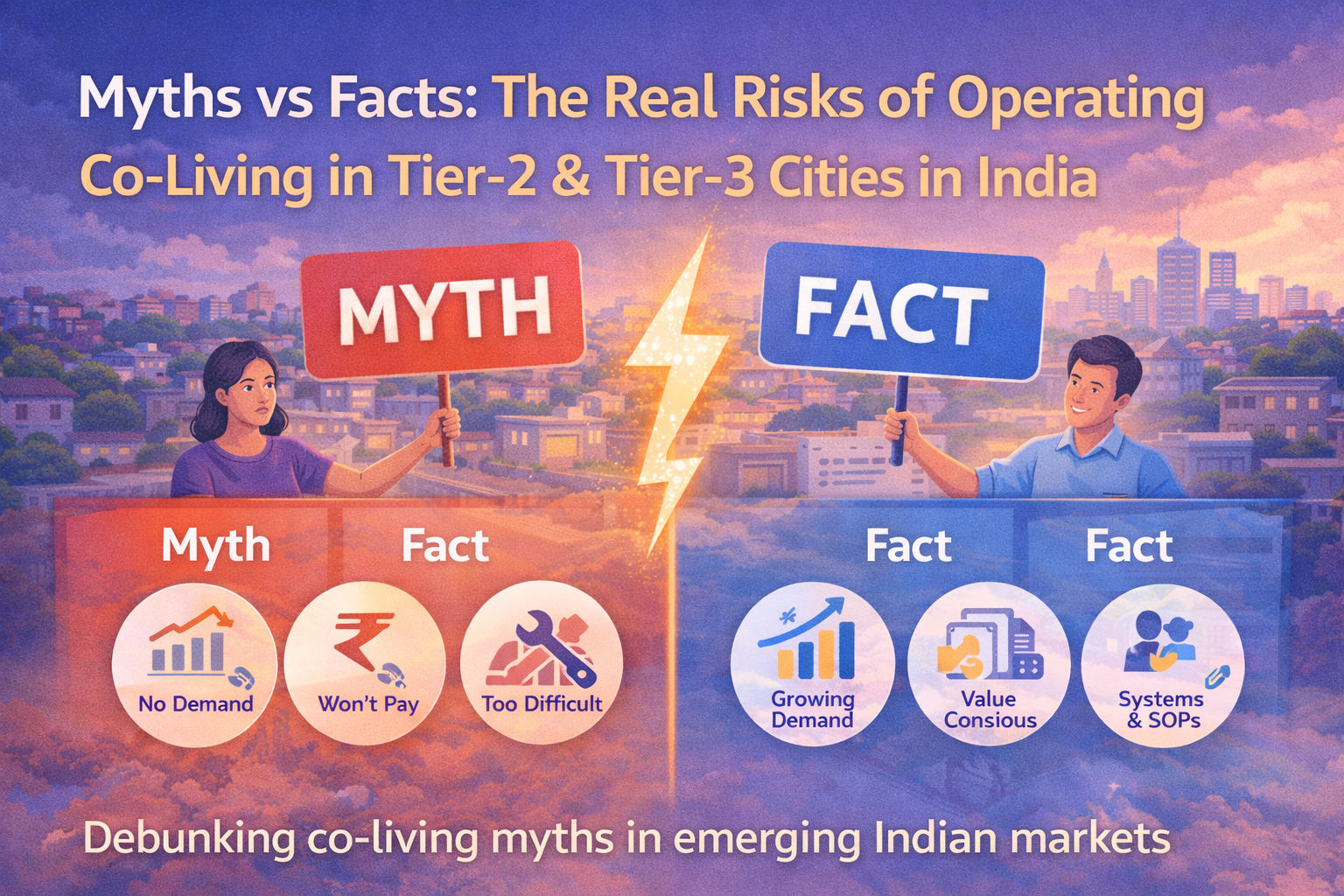 Myths vs Facts: The Real Risks of Operating Co-Living in Tier-2 & Tier ...